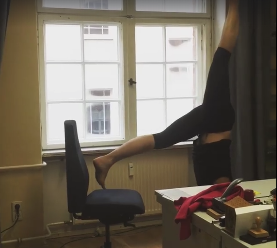 The Mazé Method ASANA: Office Chair Handstand Press Prep with Noah Mazé ...